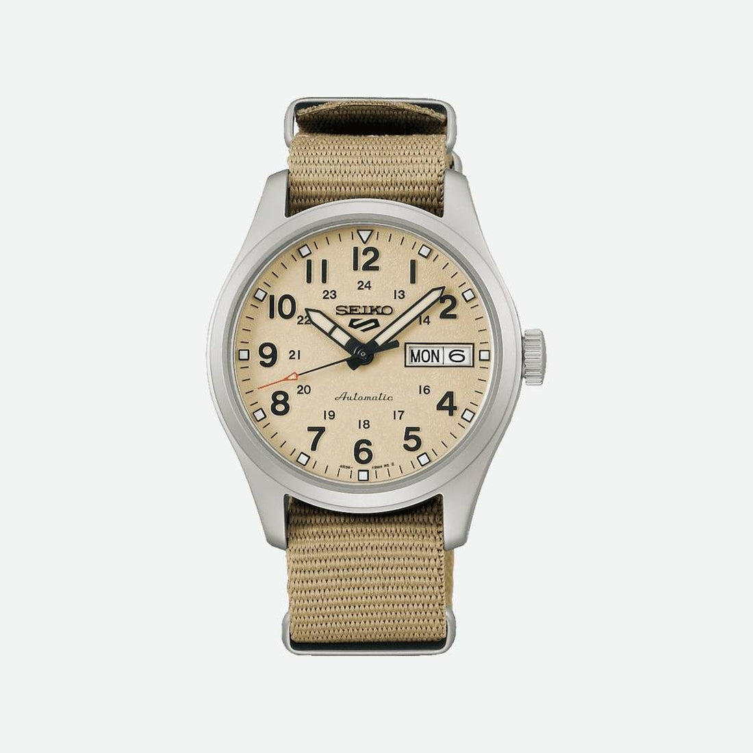 Seiko 5 Sports SRPJ83K1 field watch khaki 36mm | Paladini – Gioielli ...
